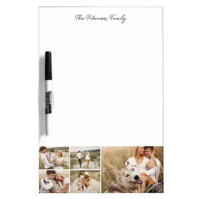 Gallery of 5 Personalized Photo Dry Erase Board | Zazzle
