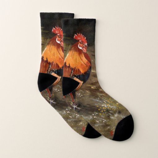 Gallic rooster//Rooster Socks | Zazzle