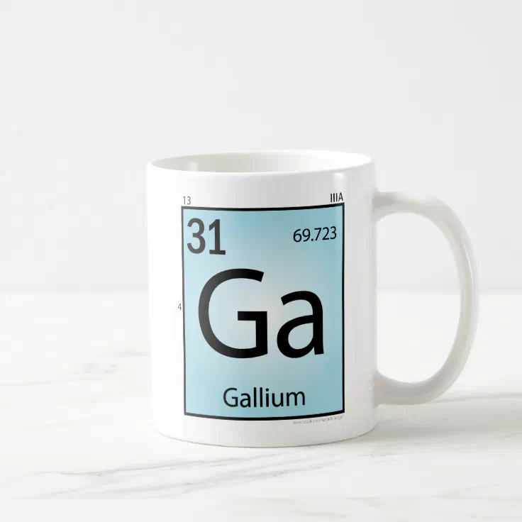 Gallium (Ga) Element Mug | Zazzle