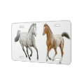 Galloping Appaloosa Horse License Plate | Zazzle