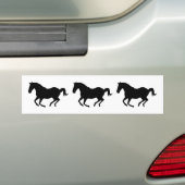 Galloping Horses Bumper Sticker | Zazzle