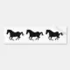 Galloping Horses Bumper Sticker | Zazzle