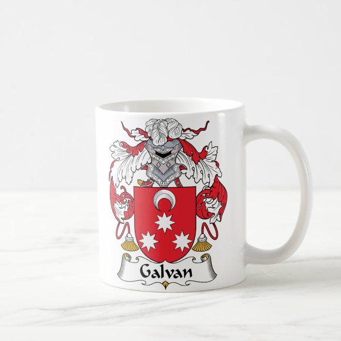 Galvan Family Crest Coffee Mug | Zazzle.com