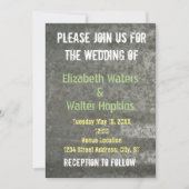 Galvanized Sheet Metal Wedding Invitation | Zazzle