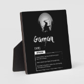 Gaman - Japanese Concept For Success Plaque | Zazzle