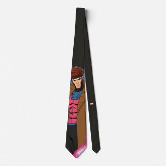Gambit Character Panel Graphic Neck Tie | Zazzle
