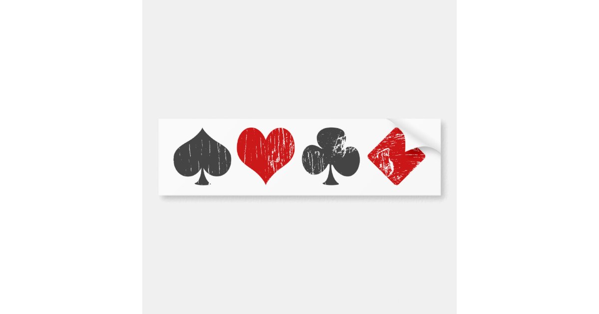 Gambler Bumper Sticker | Zazzle