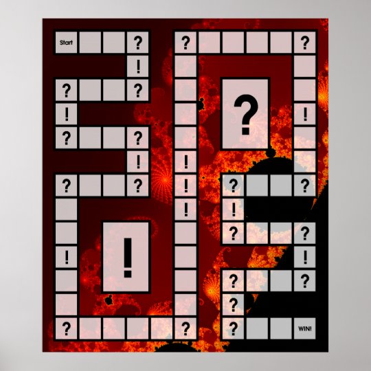 Game Board Poster | Zazzle.com