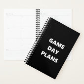 Game Day Planner Sports Theme Game Day Plans | Zazzle