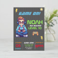 Game On Level Up Fun Video Game Birthday Party Invitation | Zazzle