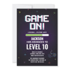 Game On Level Up Invitation | Zazzle