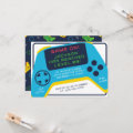 Game On & Level Up | Video Game Boy Birthday Party Invitation | Zazzle