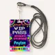 Game On VIP Pass for Girls Arcade Party Badge | Zazzle