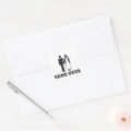 Game over, bride and groom, wedding couple square sticker | Zazzle