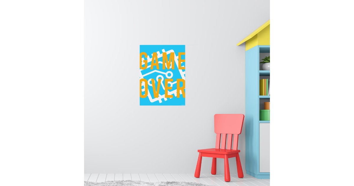 Game Over Digital Circuit Poster | Zazzle