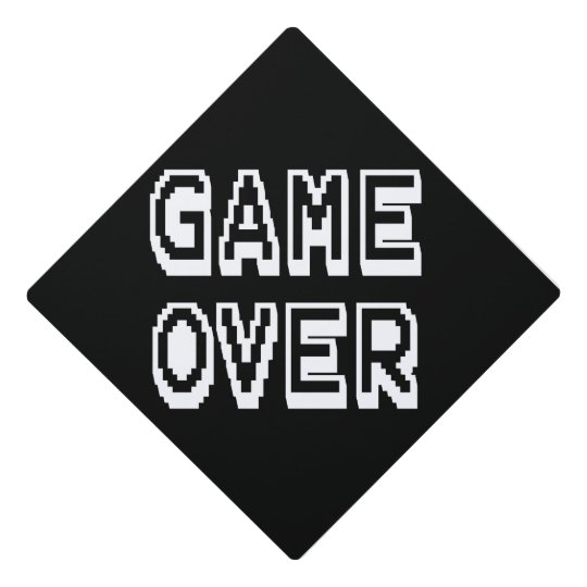 Game Over Graduation Cap Topper | Zazzle.com