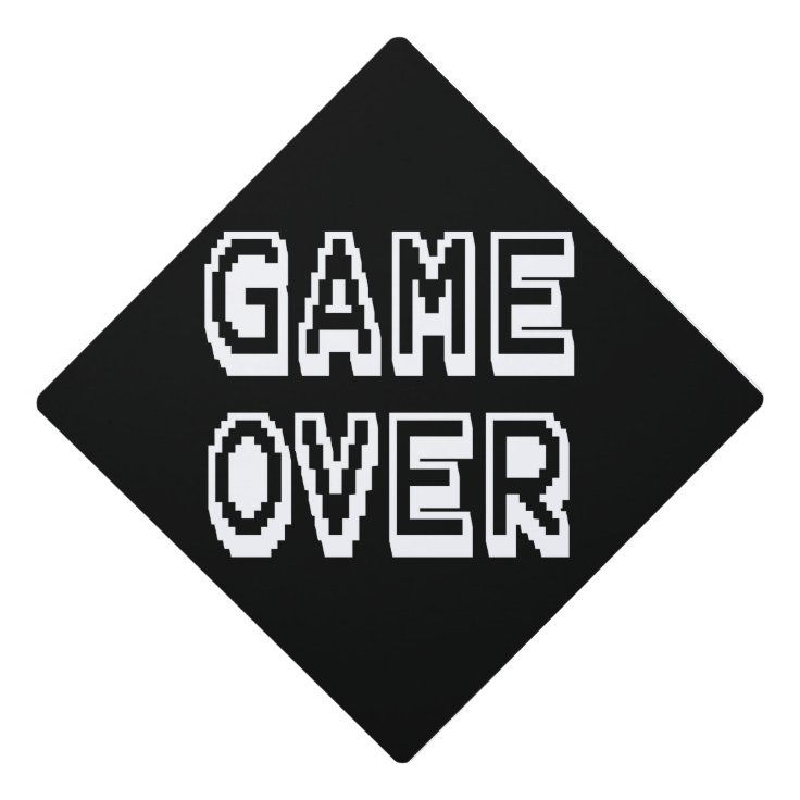 Game Over Graduation Cap Topper | Zazzle