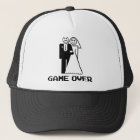 Game over marriage (8-bit) trucker hat | Zazzle.com