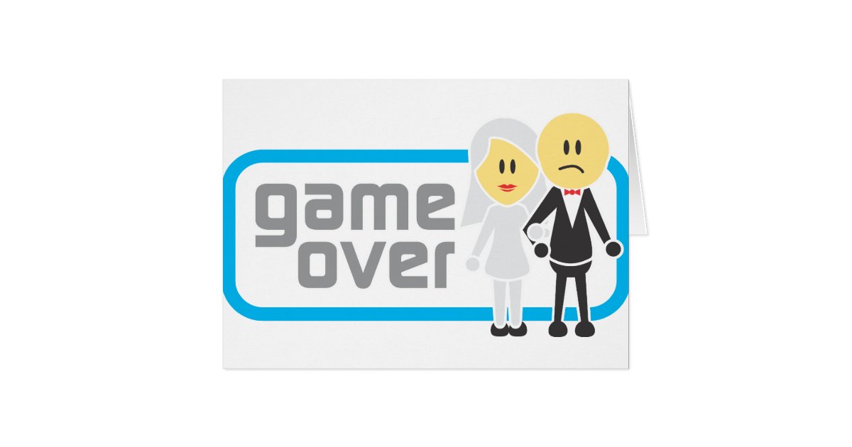 Game Over Marriage (Miis) | Zazzle