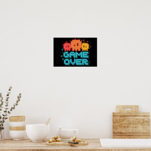 Game Over Poster | Zazzle