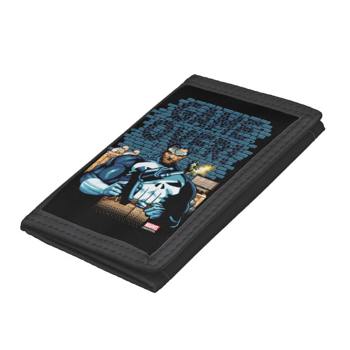 "Game Over" Punisher Video Game Sprite Screen Trifold Wallet | Zazzle.com