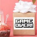 Game over rectangular sticker | Zazzle