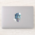 Game Over Skull Custom Cut Sticker | Zazzle