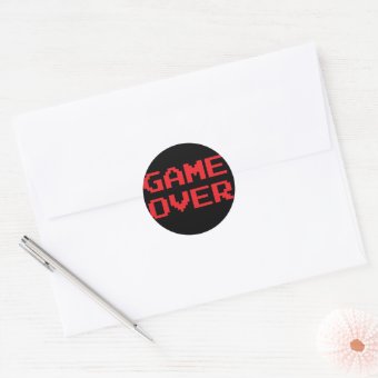 Game Over Stickers | Zazzle