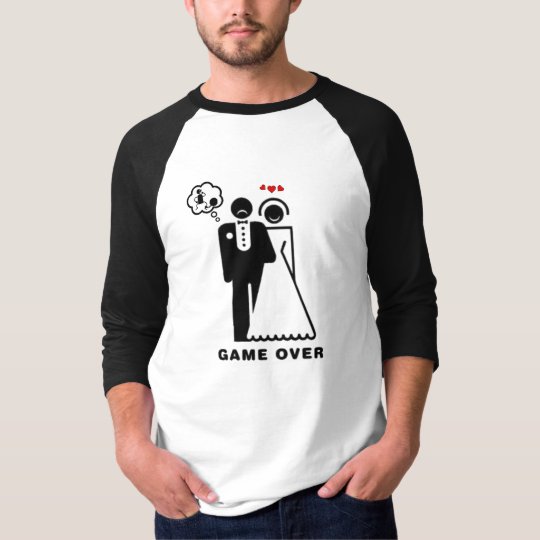 Game Over - Team Groom Shirt | Zazzle.com