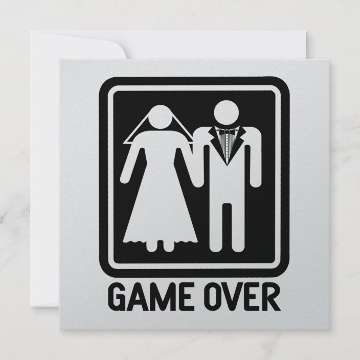 Game Over Wedding | Zazzle.com