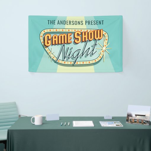 Game Show Night Party Banner | Zazzle