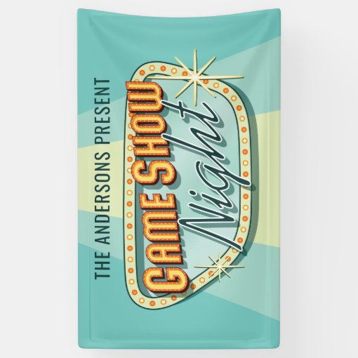 Game Show Night Party Banner | Zazzle