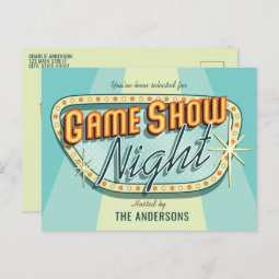 Game Show Night Party Invitation | Zazzle