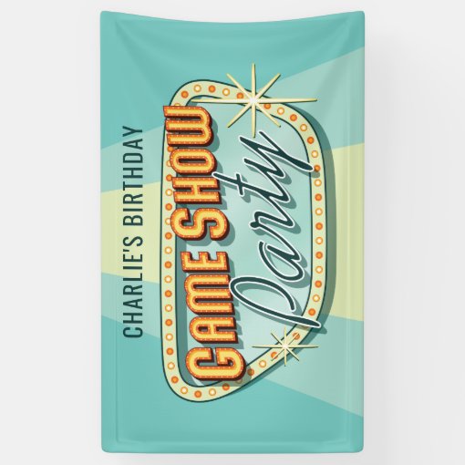 Game Show Party Banner | Zazzle