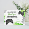 Game Time Level Up Video Game Thank You Cards | Zazzle