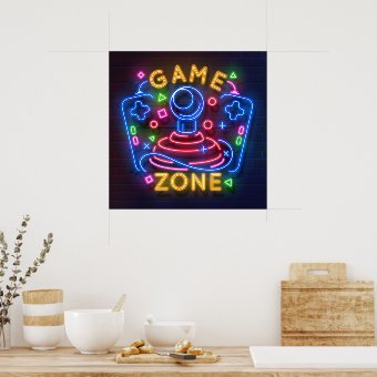 Game Zone Poster | Zazzle