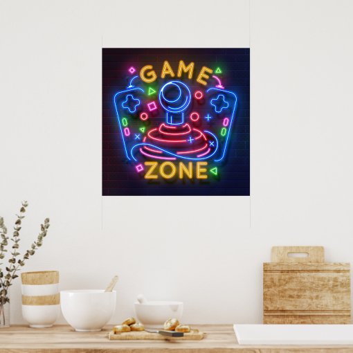 Game Zone Poster | Zazzle