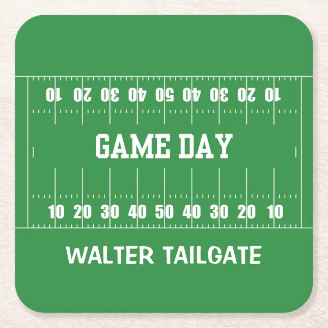 GameDay Tailgate Coaster | Football Party Coaster | Zazzle
