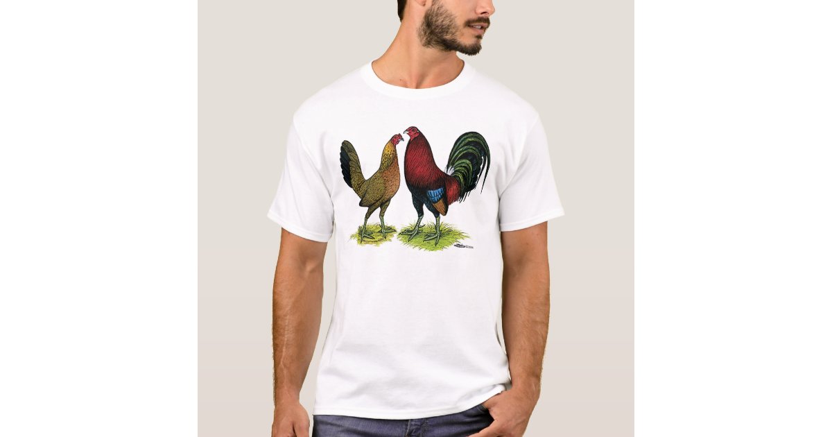 Gamefowl Pair T-Shirt | Zazzle