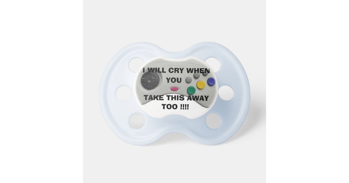 GAMER BEST FRIEND PACIFIER | Zazzle