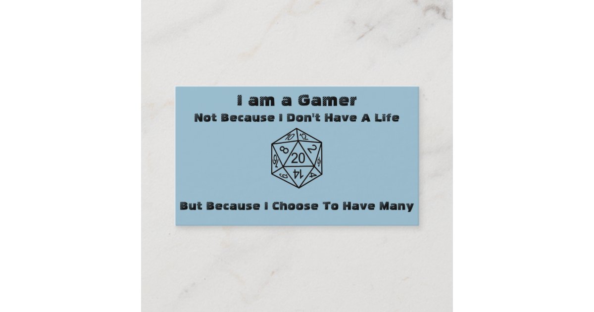 Gamer Business Cards | Zazzle
