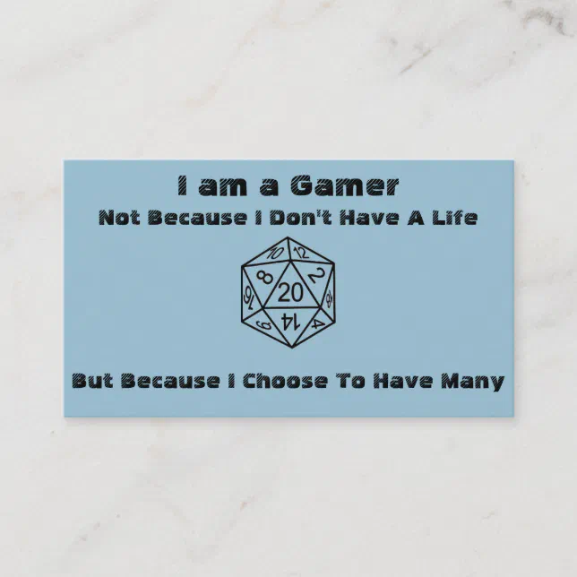 Gamer Business Cards | Zazzle