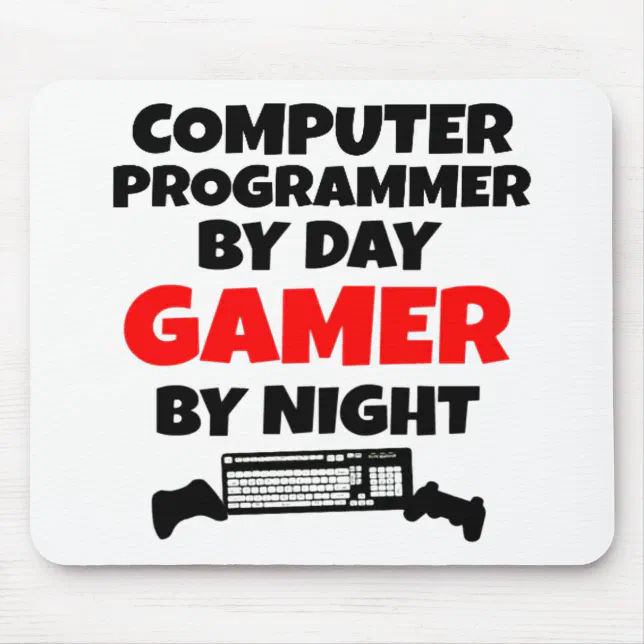 Gamer Computer Programmer Mouse Pad | Zazzle