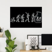 Gamer Evolution Poster - Video Games Gaming Arcade | Zazzle