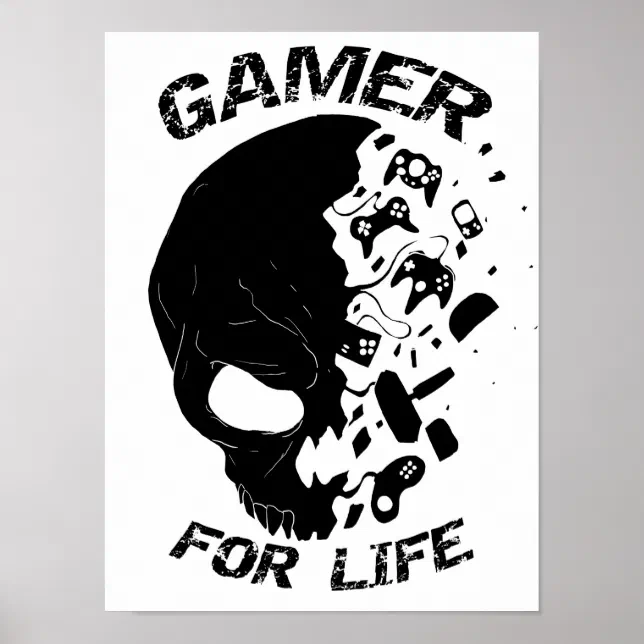 Gamer for Life Poster | Zazzle