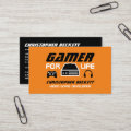 Gamer for Life, Video Game Developer, Designer Business Card | Zazzle