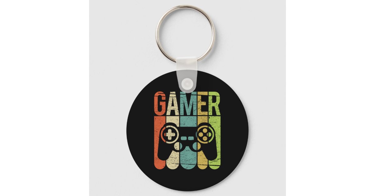 Gamer Game Controller Keychain | Zazzle