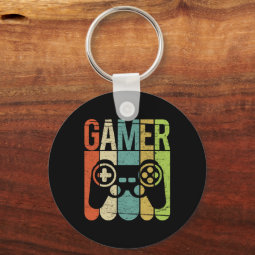 Gamer Game Controller Keychain | Zazzle