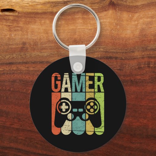 Gamer Game Controller Keychain | Zazzle