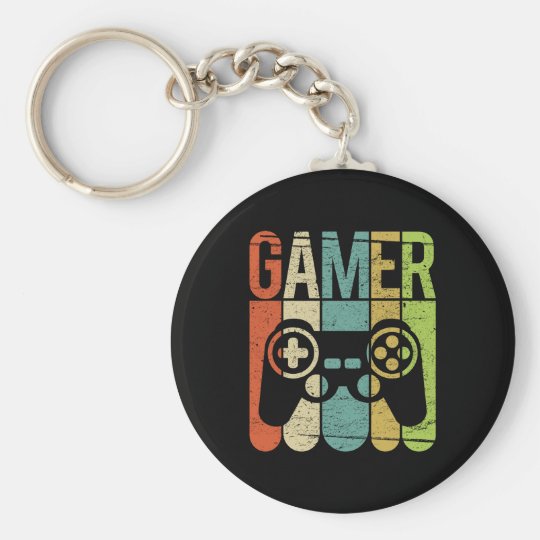 Gamer Game Controller Keychain | Zazzle.com